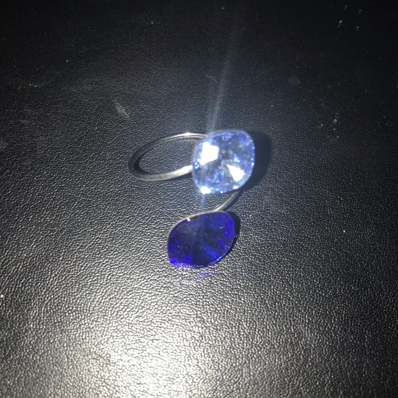 Jewelry | Swarovski Crystal Lightdark Blue Ring | Poshmark